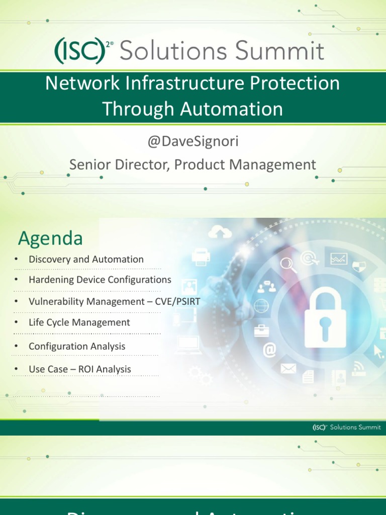 Network Automation for Security Compliance | PDF | Computer Network | Vulnerability (Computing)