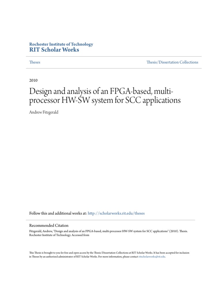 Design and Analysis of An FPGA-based Multi-Processor HW-SW Syste | PDF | Encryption | Cryptography