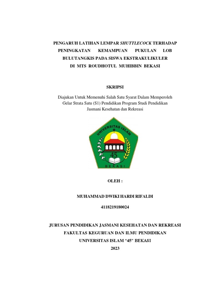 Revisi Skripsi | PDF