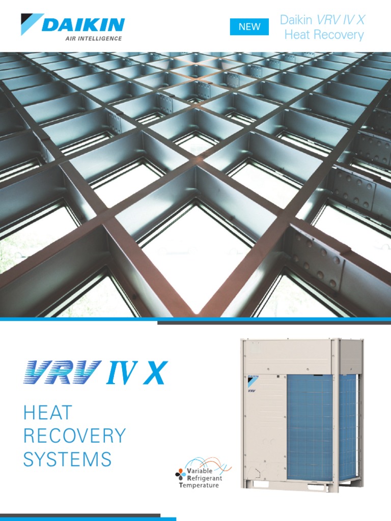 VRV Heat Recovery REYQ-X | PDF | Air Conditioning | Heat Exchanger