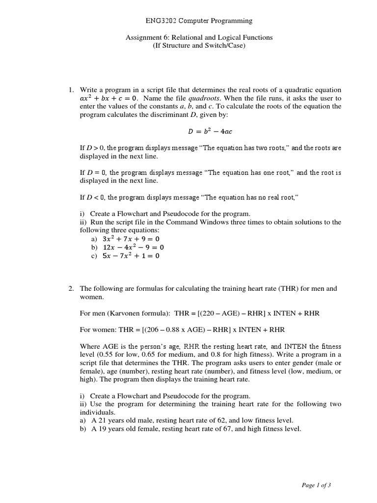 Assignment 6 | PDF | Body Mass Index | Mathematics
