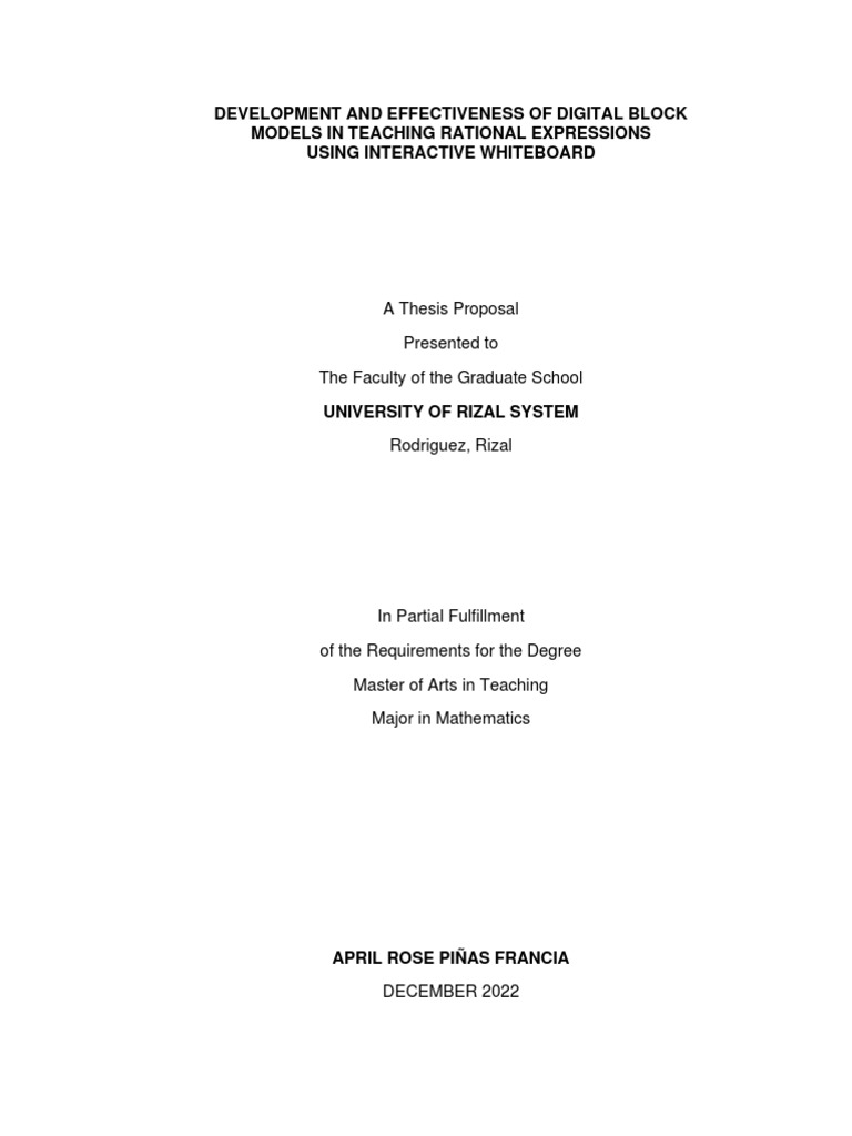 Development and Effectiveness of Digital Block Final | PDF ...