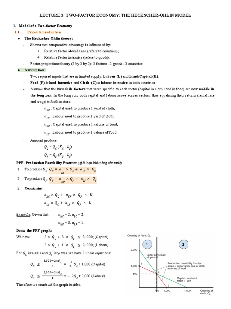 Two-Factor Economy | PDF | Labour Economics | Financial Economics