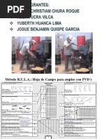 Tablas RULA | PDF | Factores humanos y ergonomía | Science