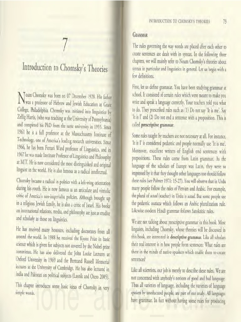 Tariq Rahman Linguistics For Beginners Basic Concepts | PDF