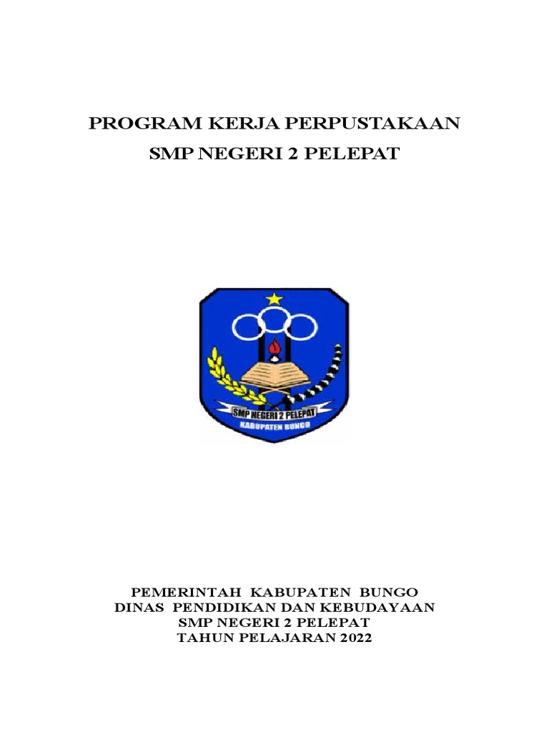 Program Kerja Perpustakaan Sekolah | PDF