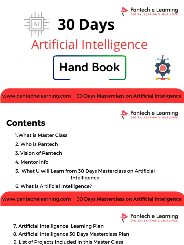 Artificial Intelligence Handbook | PDF | Artificial Intelligence ...