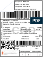 Sample JNT Waybill | PDF