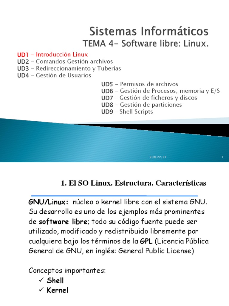 UD1 - Introduccion Linux | PDF | Distribución de Linux | Interfaz de ... UD1 - Introduccion Linux | PDF | Distribución de Linux | Interfaz de ...