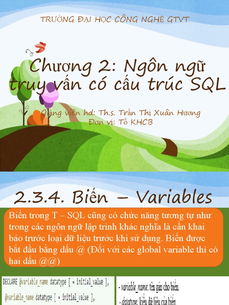 Tuan3 Chuong2 (TT) | PDF