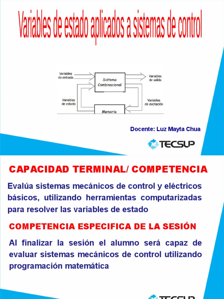 Clase 9 - Variables de Estado | PDF | Ecuaciones | Transformada de Laplace