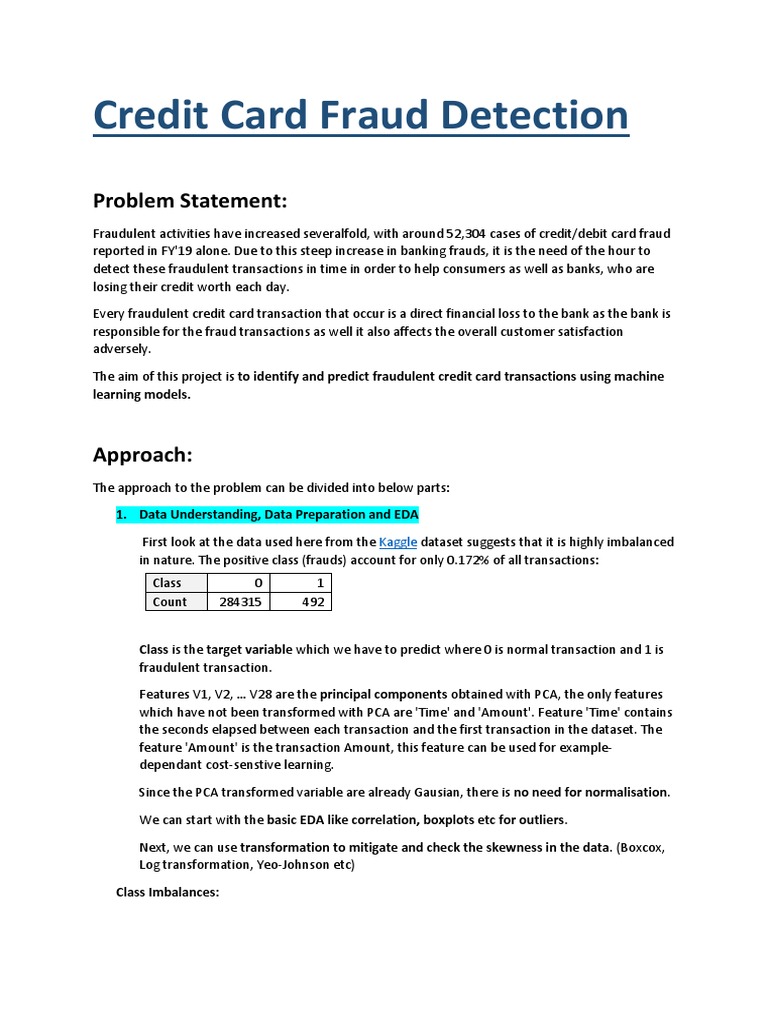 Credit Card Fraud Analysis Ashutosh | PDF | Machine Learning | Cognitive Science
