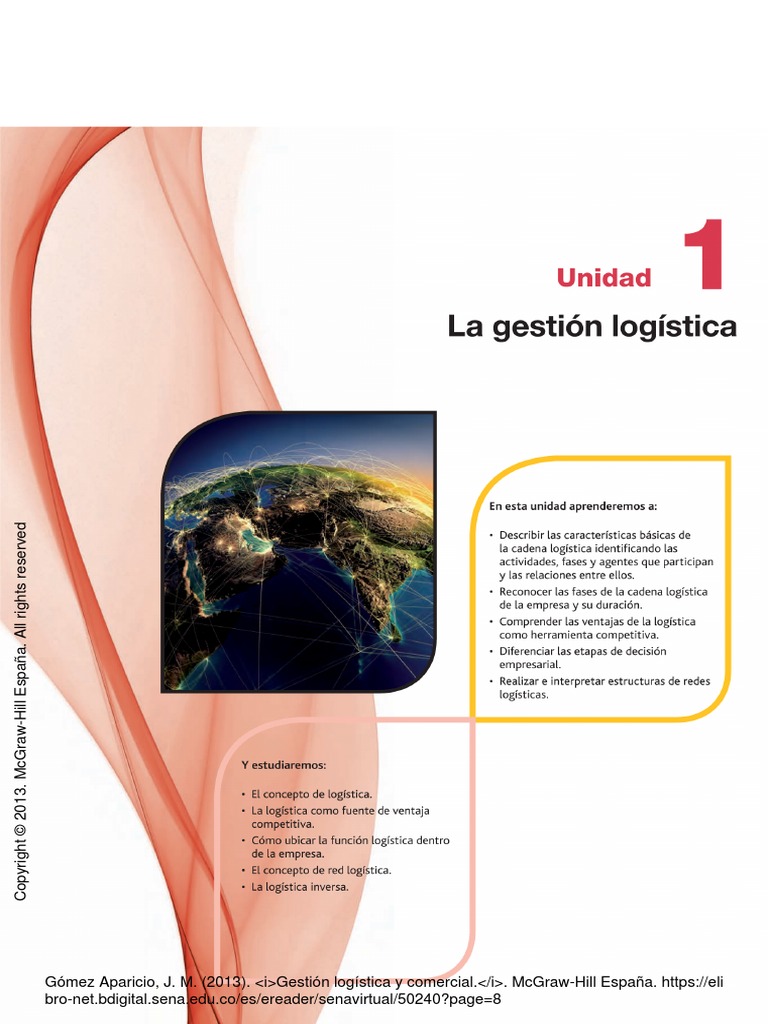 Lectura 3. Gestión Logística y Comercial Capitulo 1 | PDF