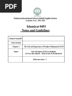 9488 A Level Islamic Studies Notes PDF | PDF | Muhammad | Prophets And ...