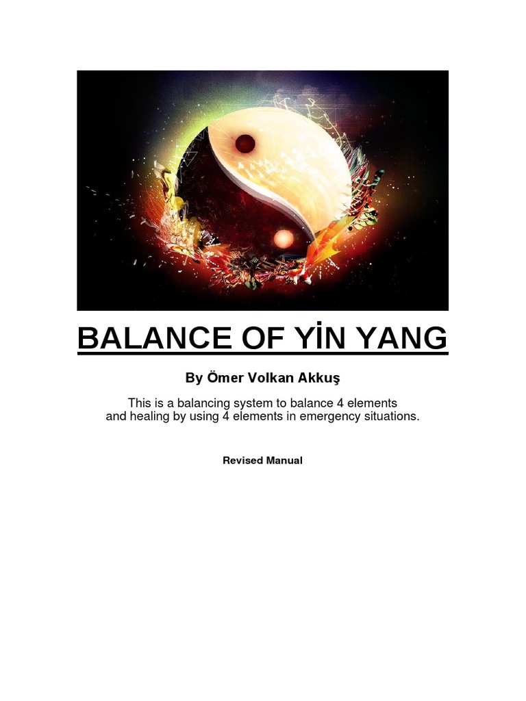 Balance of Yin Yang | PDF | Angel | Yin And Yang