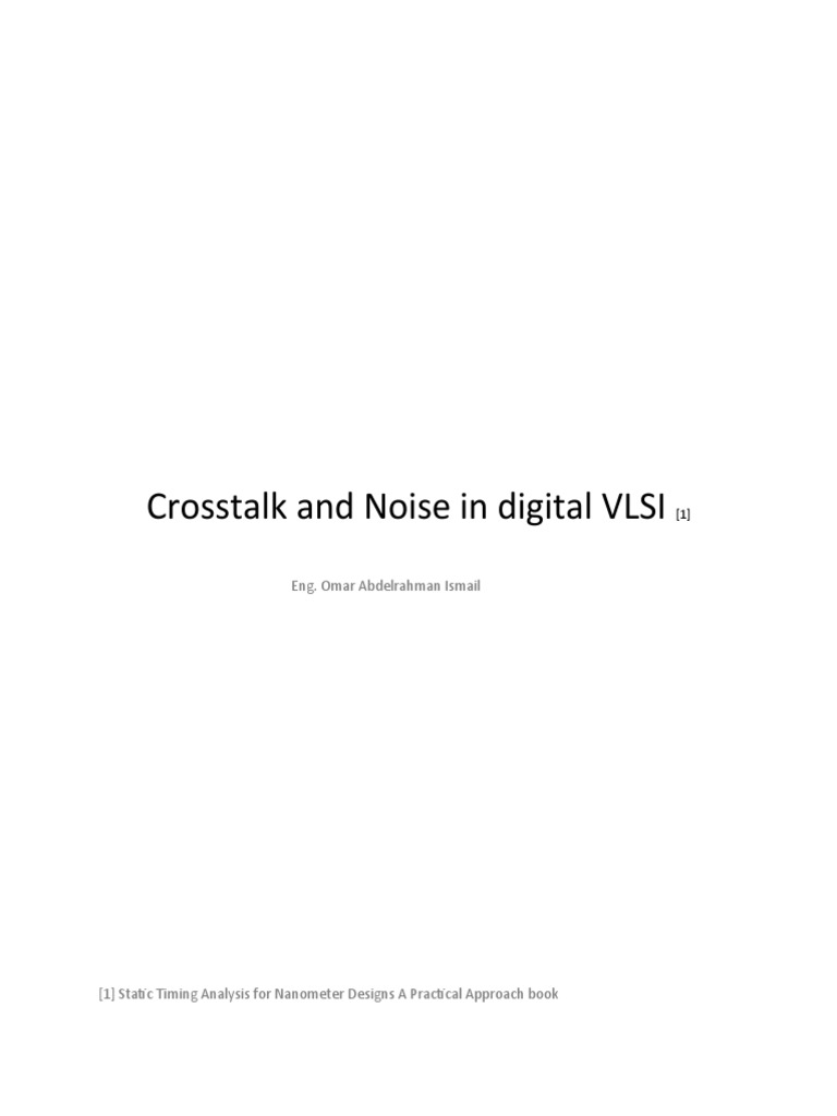 Crosstalk and Noise | PDF | Capacitance | Electrical Engineering