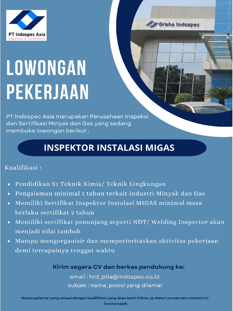 Loker Indospec Asia | PDF