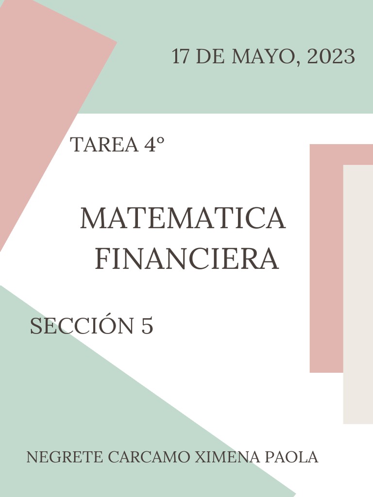 Tarea N°4 | PDF