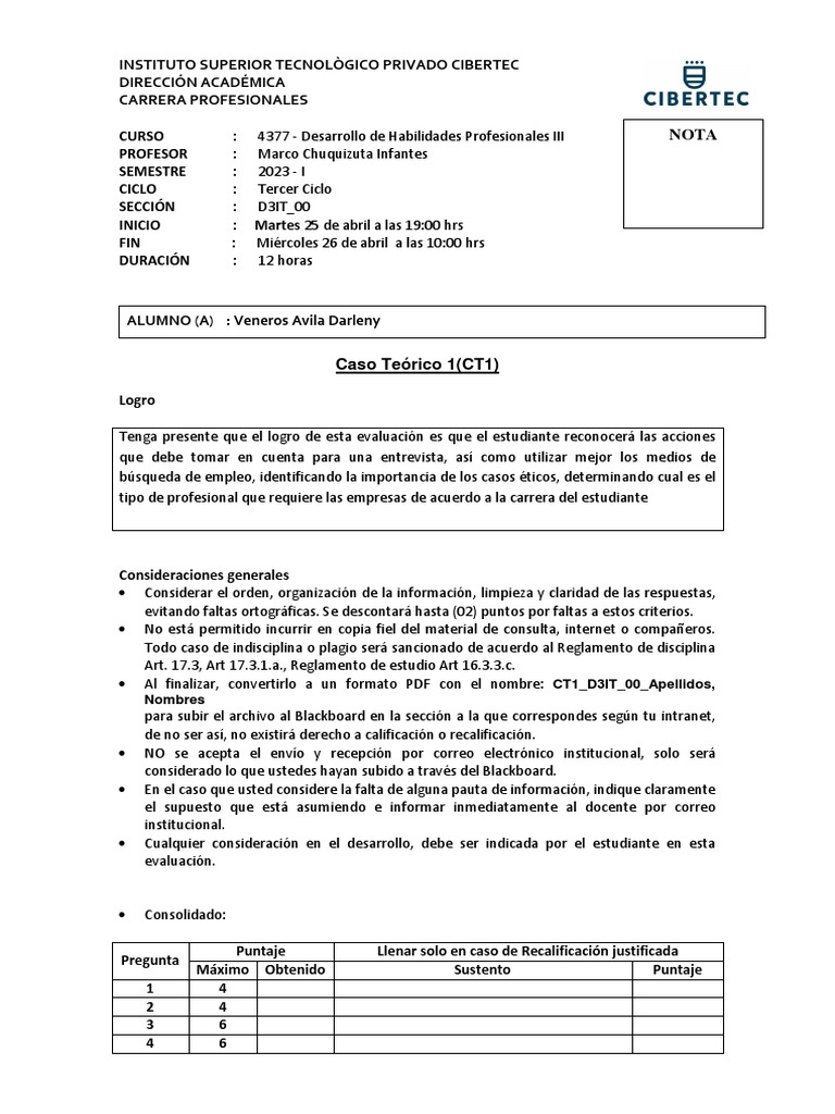 437 - 7 - SP - Desarrollo de Habilidades Profesional III - D3IT - 00 ...