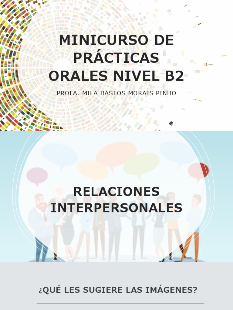 Curso de Conversación Nivel B2 | PDF