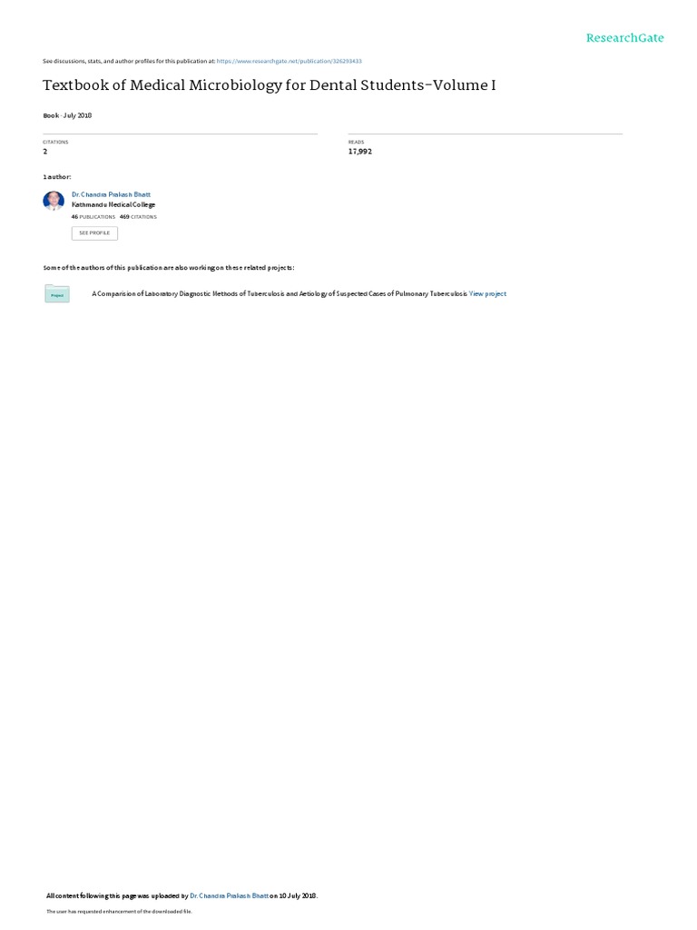 Dental Book | PDF | Microbiology | Medical Microbiology