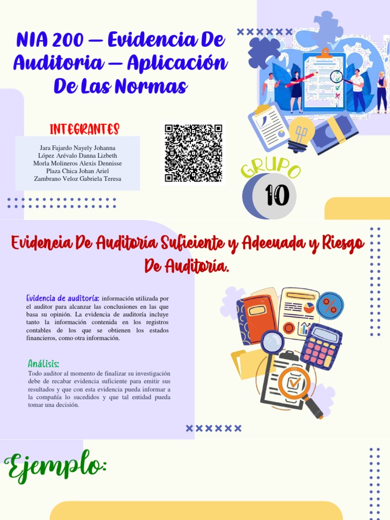 Grupo 10 - Ejemplo de Aplicacion de La Norma Nia 200 | PDF