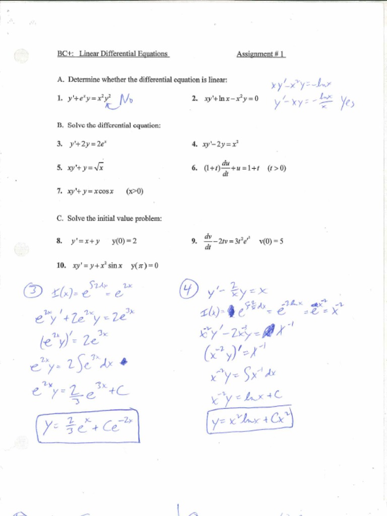 Answers To Assignments 1 6 | PDF
