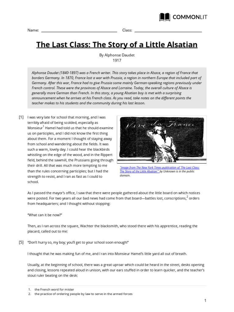 The_Last_Class__The_Story_of_a_Little_Alsatian-teacher to go with Ch 2 ...