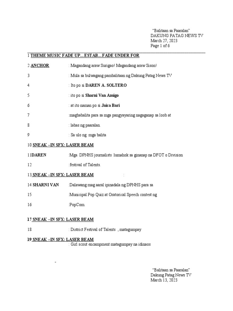 4th News (Final) | PDF