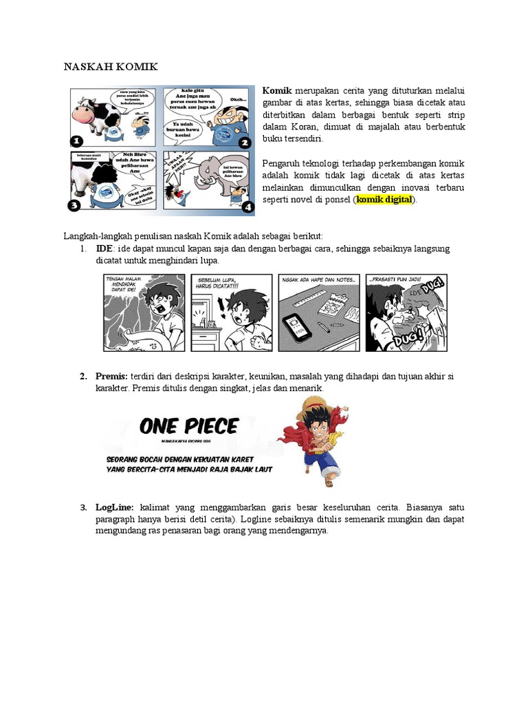 Materi Komik 2 | PDF