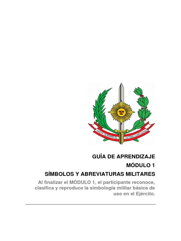 Guia de Aprendizaje Mód 1 - SIM Y ABREV MIL | PDF | Color | Modelo de ...