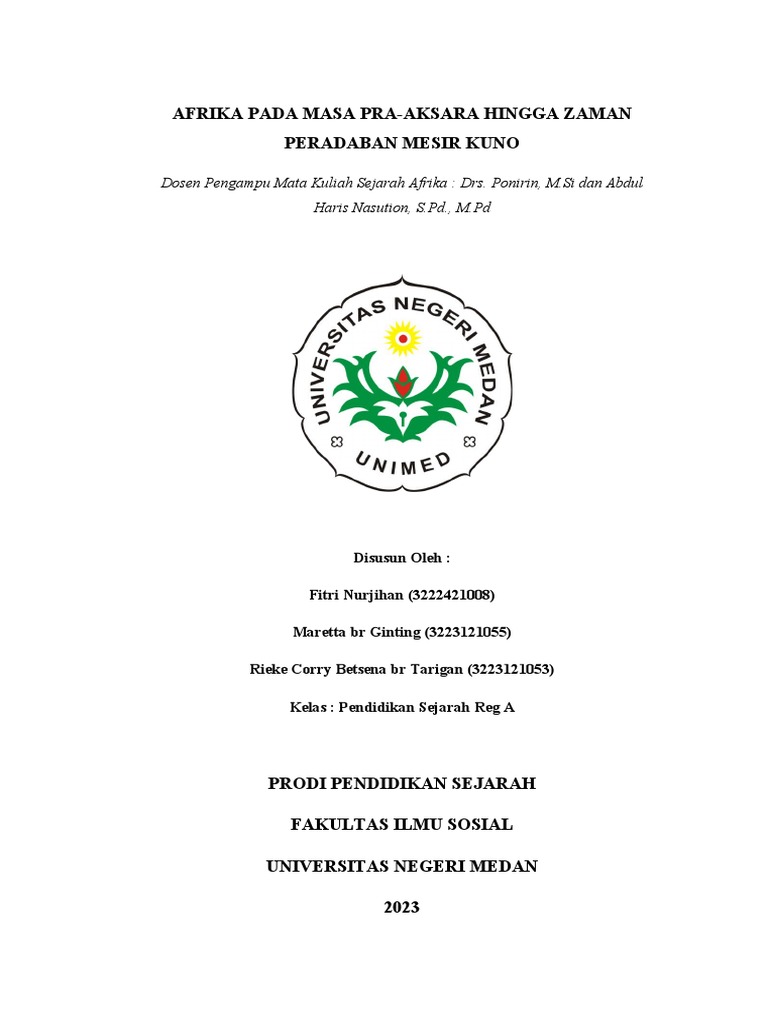 Makalah Kel-2 Sej Afrika | PDF