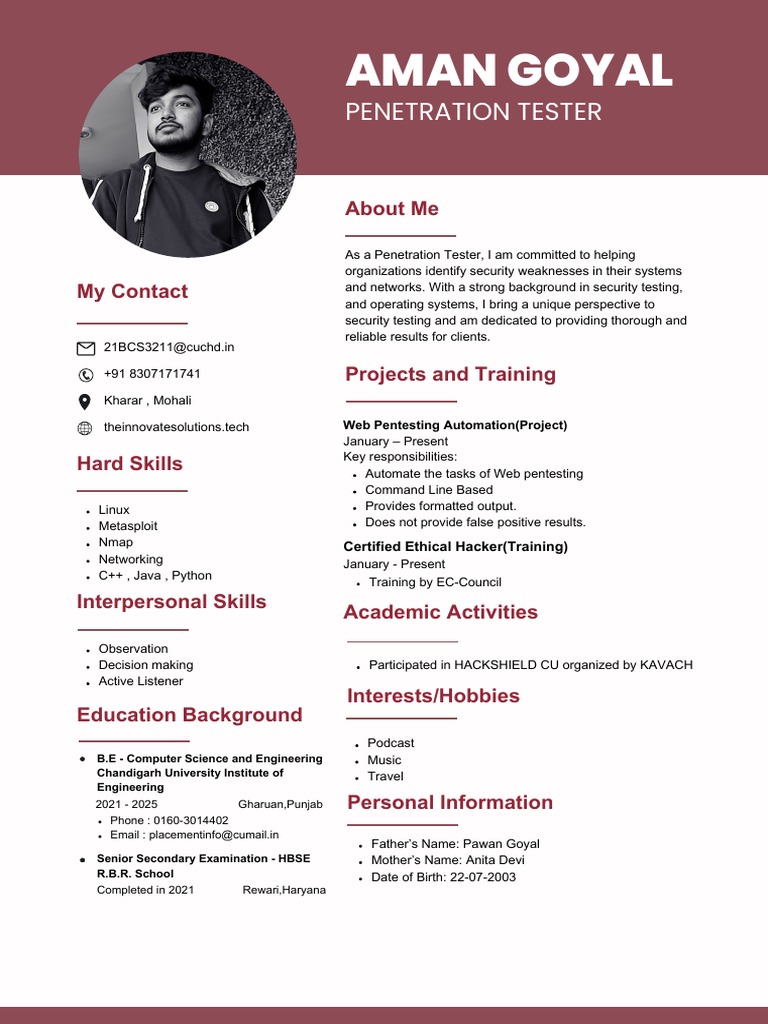 Resume Aman | PDF