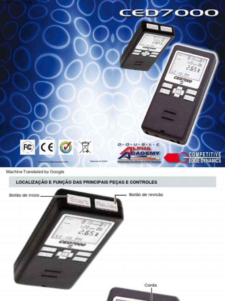 CED7000 Man 08 Final Low Res 1 | PDF | Tempo | Armazenamento de dados ...
