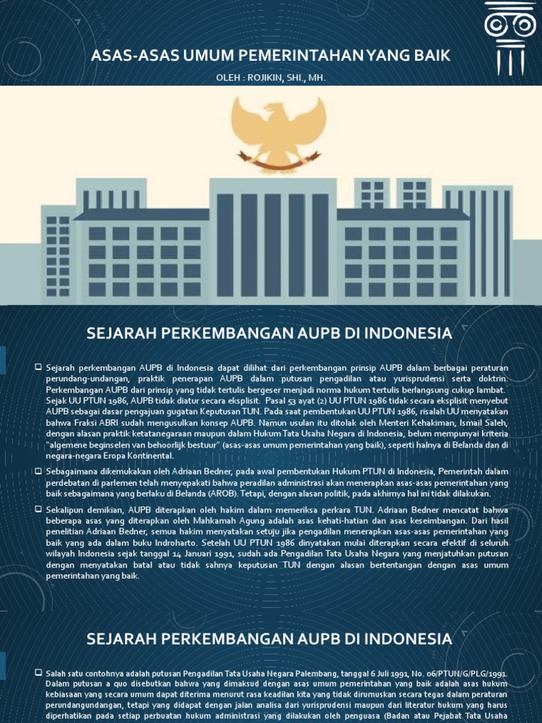 Sejarah AUPB di Indonesia | PDF