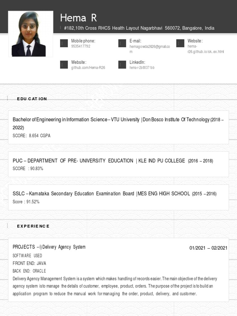 Hema R | PDF | Computer Science | Software