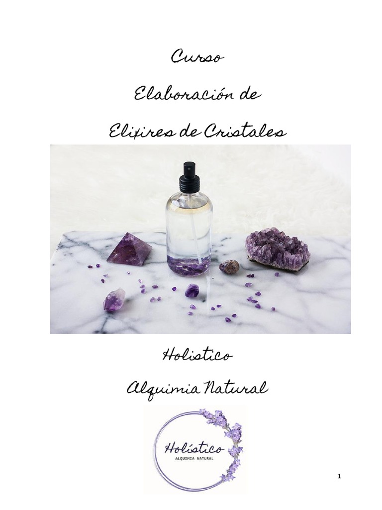 Elaboracion de Elixires de Gemas (Romi Escobar) | PDF | Agua | Té