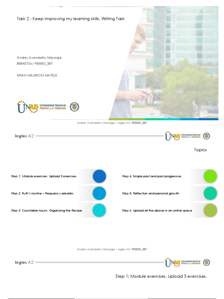 IVA2 Task2 Andres Avenedaño Mayorga | PDF | Food Ingredients | Food And Drink