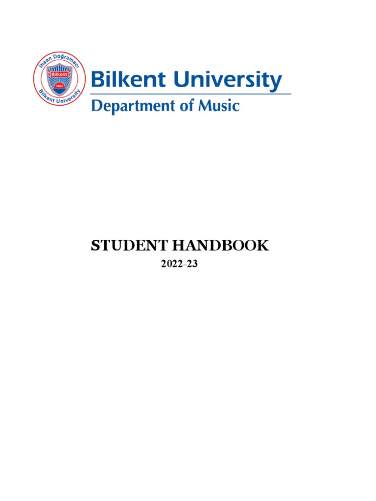 Music Department Handbook | PDF | Academic Term | Singing