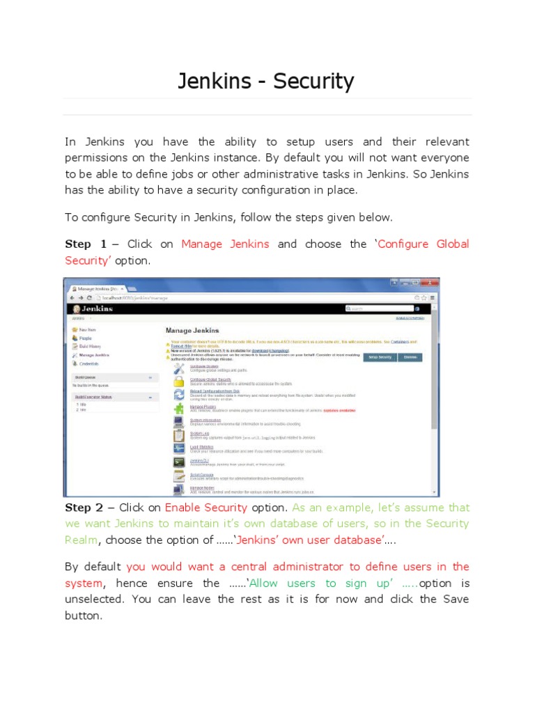 14 Jenkins Security | PDF