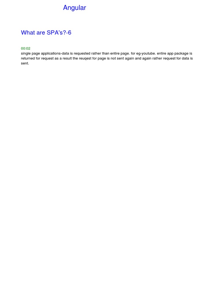 Angular Notes | PDF | Computers Angular Notes | PDF | Computers