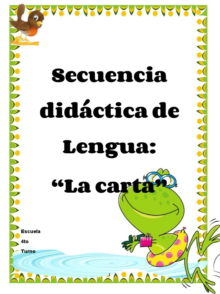 Secuencia Didactica La Carta Cuarto Grado De Primaria Sibiu
