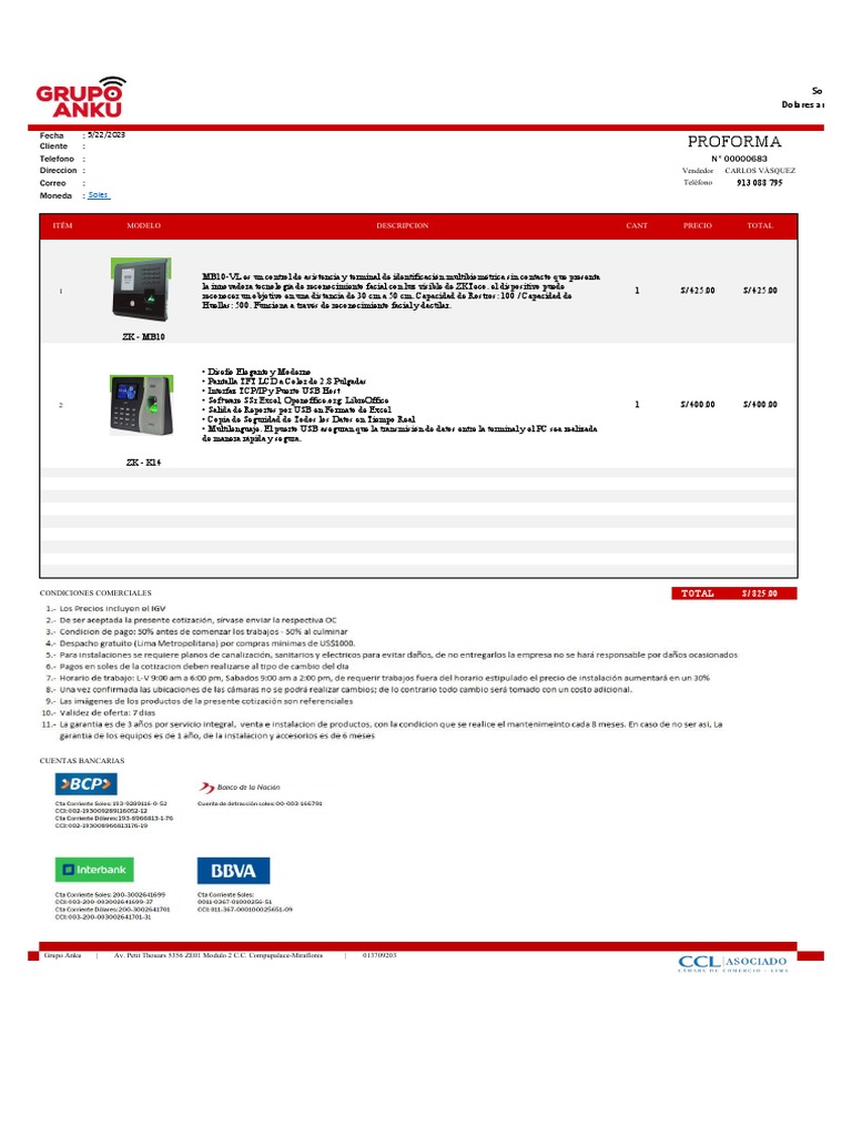 mb10 k14 Pro ZKT | PDF | Informática | Telecomunicaciones