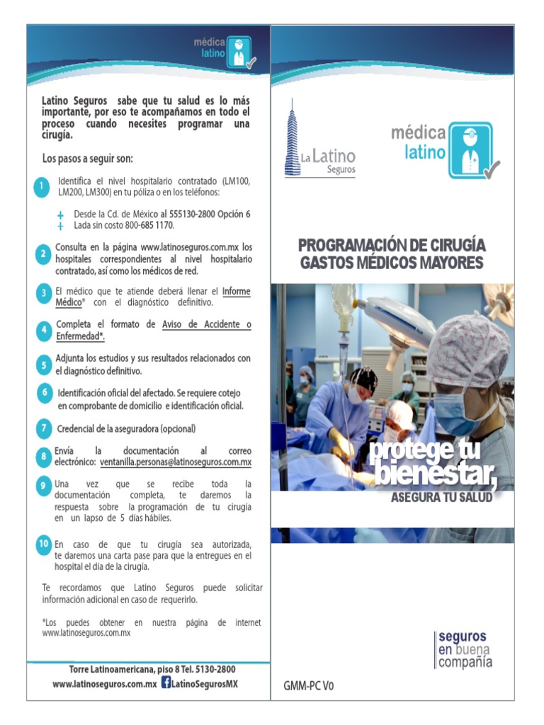GMM Programacion Cirugia | PDF