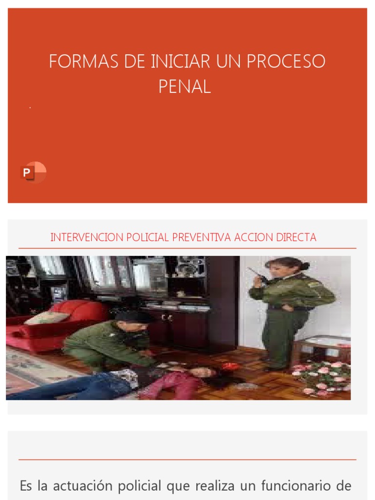 Formas de Iniciar El Proceso Penal | PDF