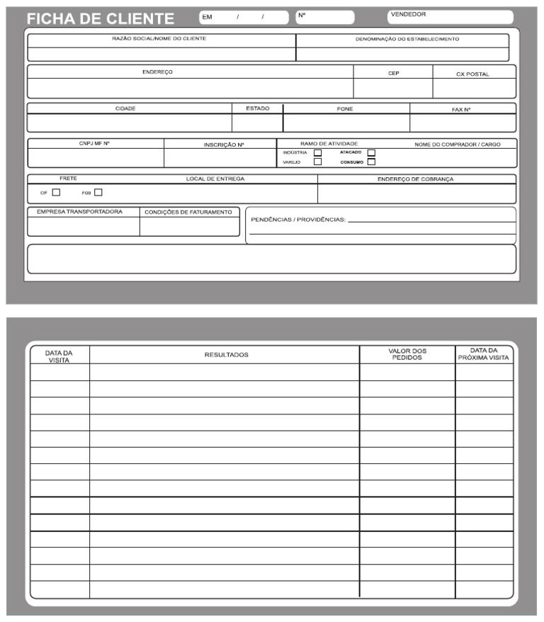 Ficha Cliente 3 | PDF