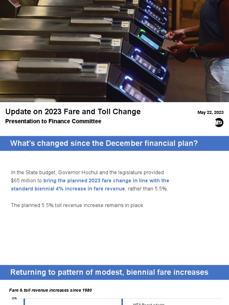 MTA 2023 Fare Hike Proposal | PDF | Long Island Rail Road | New York City