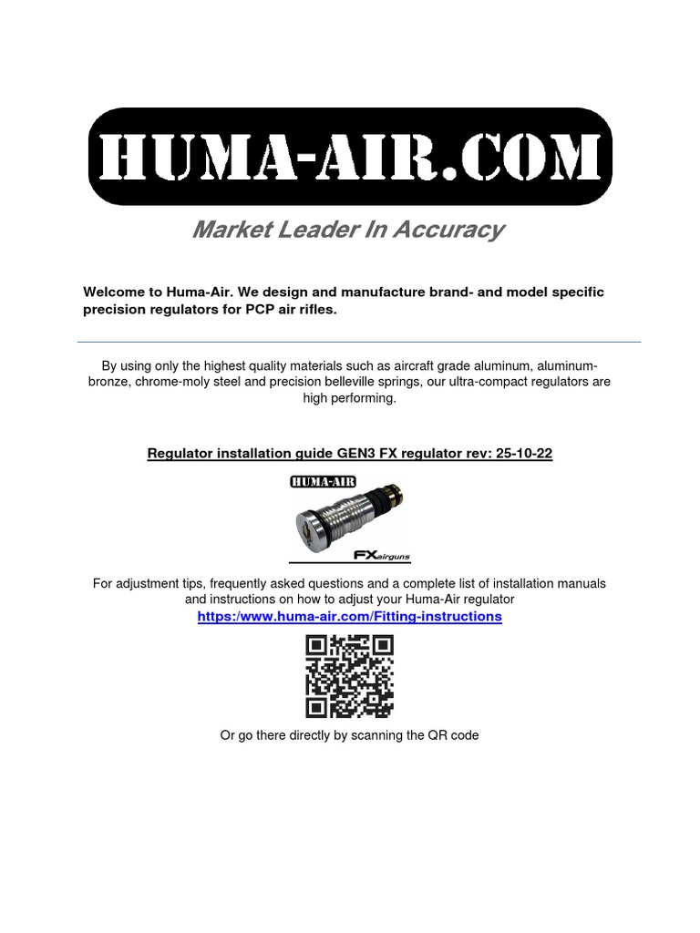 Installation Guide FX GEN 3 Rev 25-10-2022 | PDF | Piston | Gun Barrel