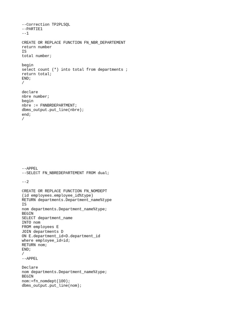 TP SGBD | Download Free PDF | Computer Programming | Software Engineering