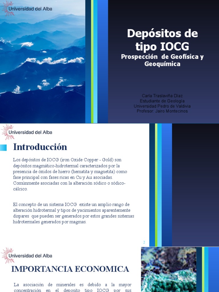 Depósitos Tipo IOCG | PDF | Mineral | Roca (geología)